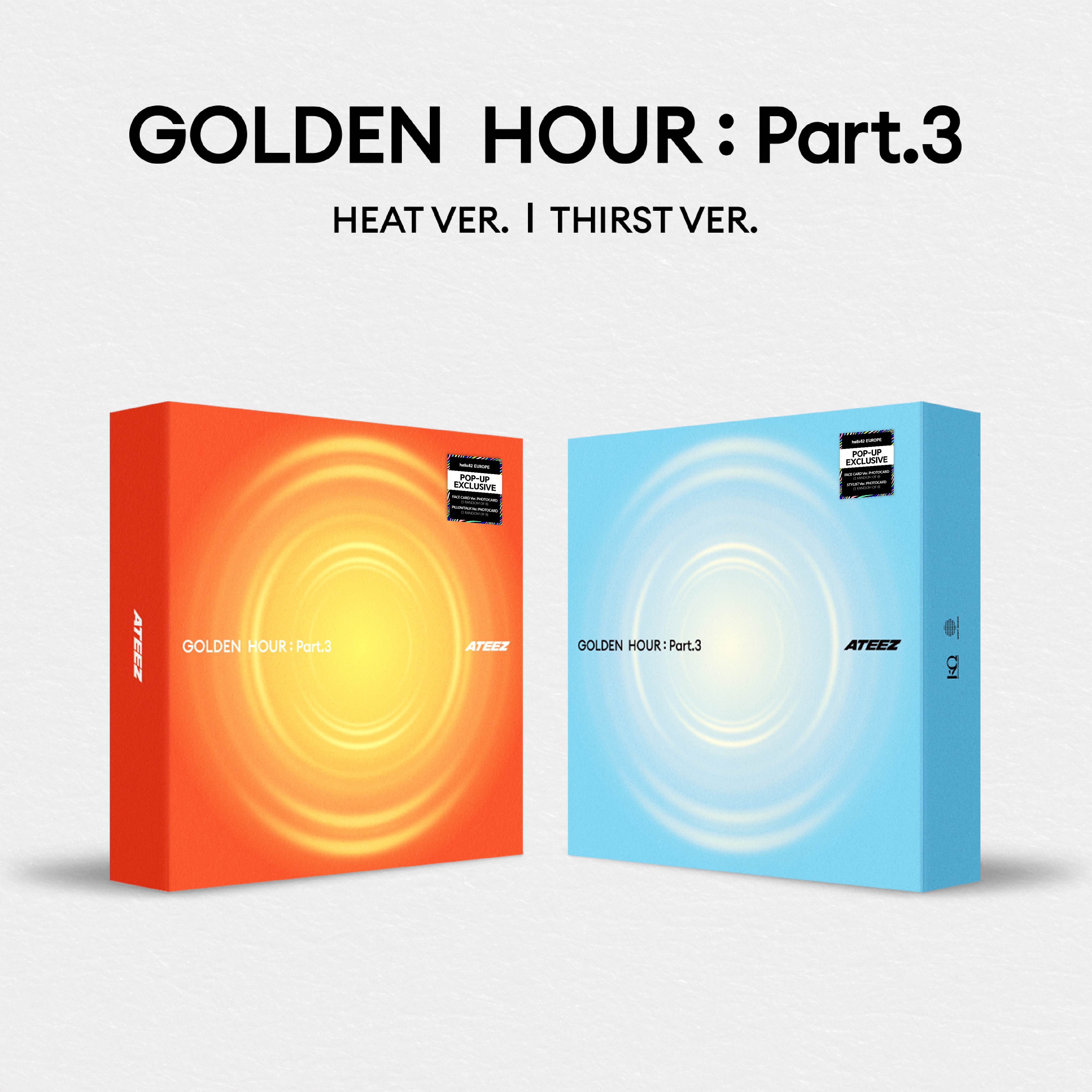ATEEZ - GOLDEN HOUR : PART.3 (HELLO82 EUROPE POP-UP EXCLUSIVE)- PRE ...